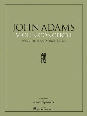 ADAMS - VIOLIN CONCERTO FULL SCORE – MusicBookShelf